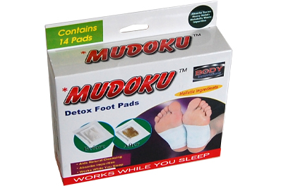 MUDOKU Detox Foot Pads (14 Pads) - Based on Ancient Japanese Reflexology