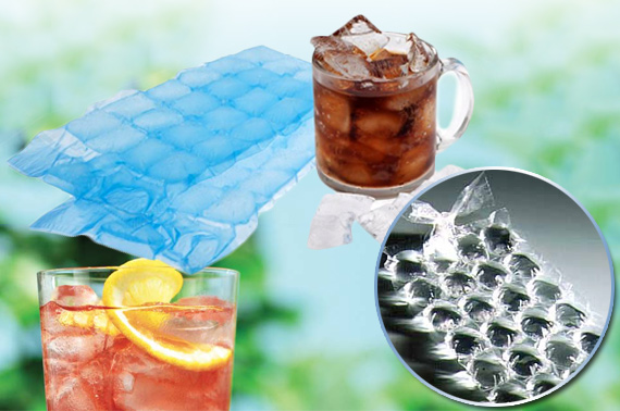 24x Disposable Ice Cube Bag - Makes Total of 672 Ice Cubes!
